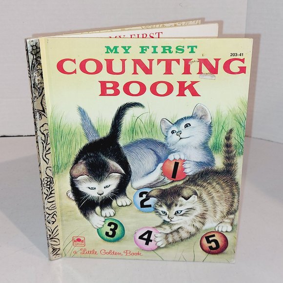 Little Golden Books | Other | Vtg 957 Little Golden Book My First ...